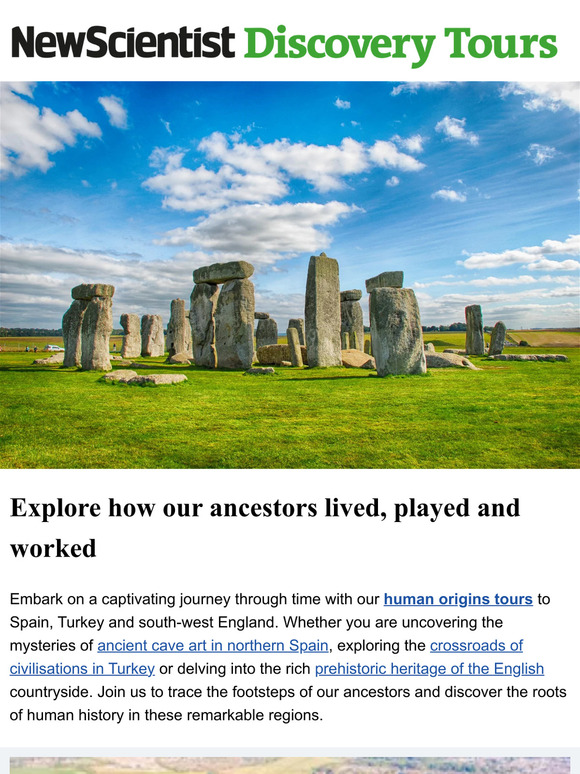 New Scientist: Discover the dawn of humanity | Milled