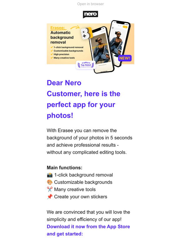 Nero: 🍏 Essential: the perfect app for your iPhone | Milled