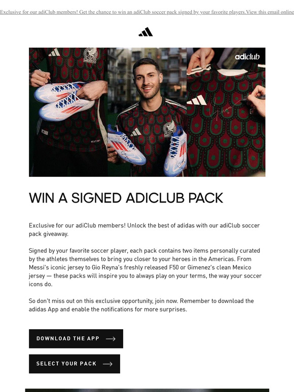 adidas: YOUR ADICLUB PACK HAS ARRIVED 📦⚽️ | Milled