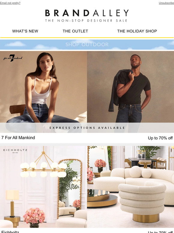BrandAlley: Closing Soon: 7 For All Mankind, Eichholtz, New Balance ...