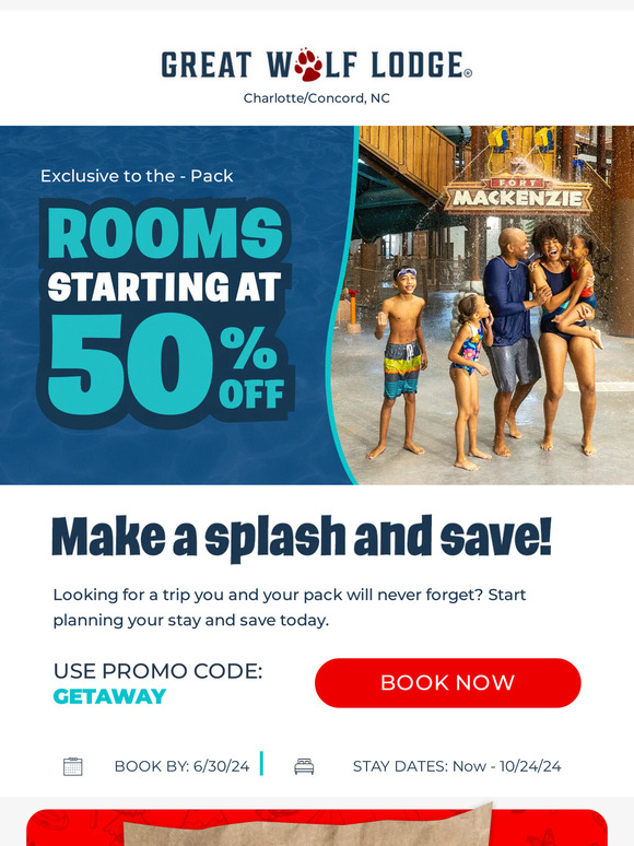 Great Wolf Lodge Email Newsletters: Shop Sales, Discounts, and Coupon Codes