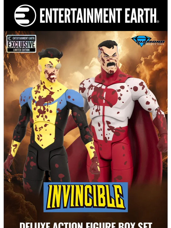 EntertainmentEarth.com: Exclusive Invincible and Omni-Man Deluxe Action ...