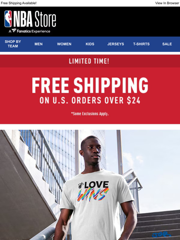 NBA Store: Be You! 2024 NBA Pride Collection Inside> | Milled