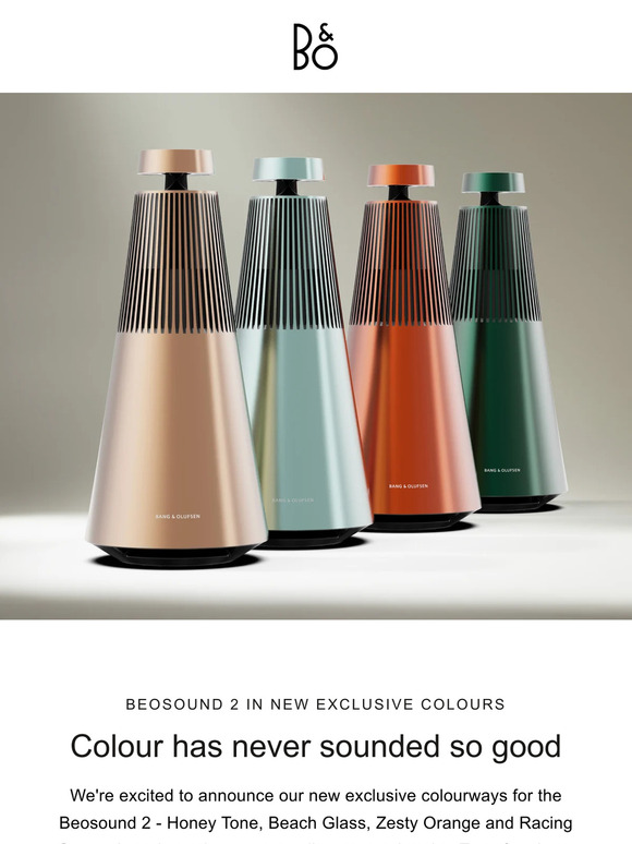Bang & Olufsen: Introducing Beosound 2 in 4 new exclusive colours | Milled
