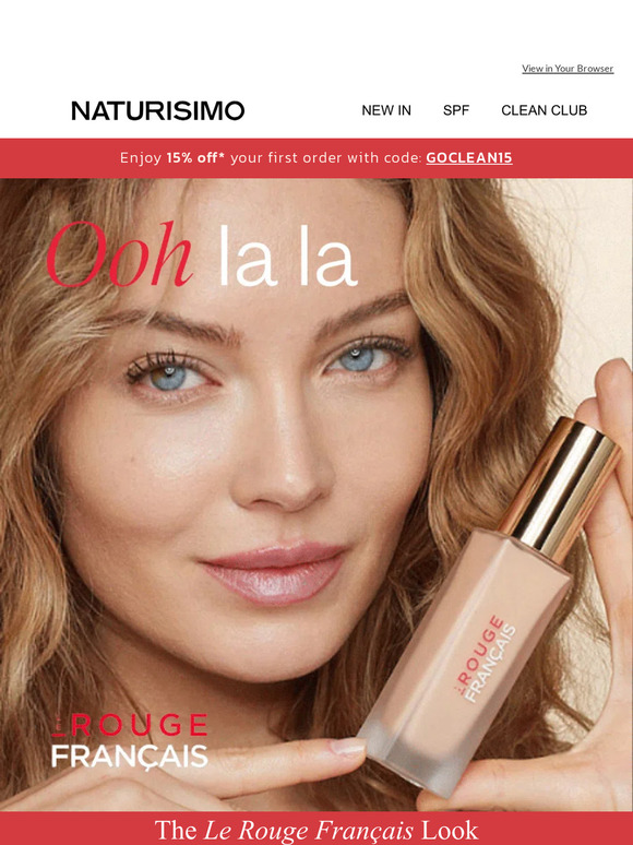 Naturisimo: Oops! Let's try that again - NEW Le Rouge Francais now live! | Milled