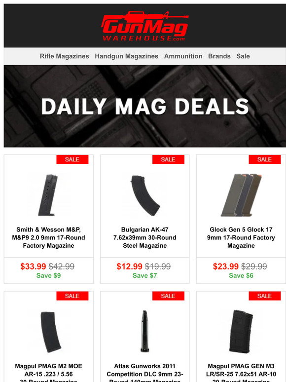 GunMag Warehouse: Stay Locked and Loaded: Hot Magazine Offers Await ...