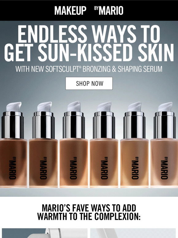 Makeup by Mario: How to liquid bronzer, Mario’s way | Milled