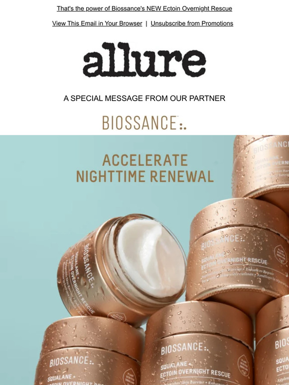Allure: Better skin in 1 night 😴 | Milled