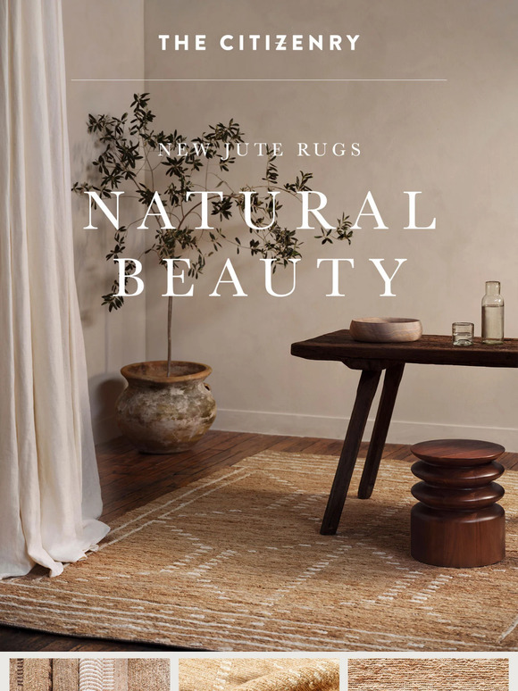 The Citizenry: Introducing: New Jute Rugs | Milled