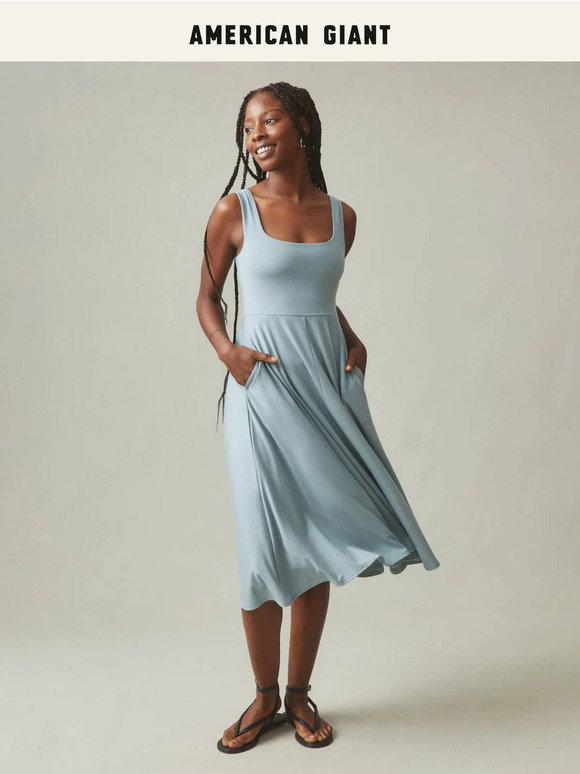 American Giant: The Perfect Shade for Our Flex Dress | Milled