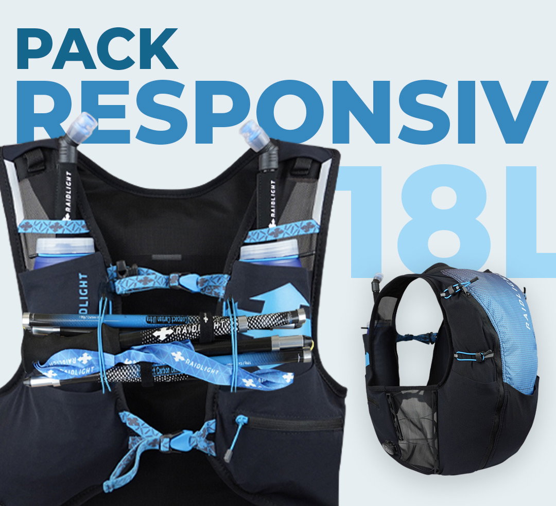 Raidlight: Discover the Responsiv pack in its 18L version | Milled