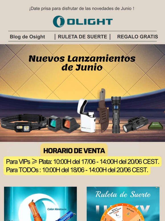 Olight: 🎉¡Es hora de comenzar el lanzamiento de junio de Olight! | Milled
