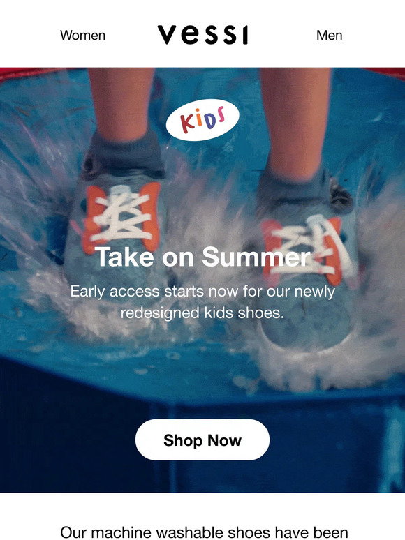 Vessi: Early Access to our Newly Redesigned Kids Shoes ☀️ | Milled