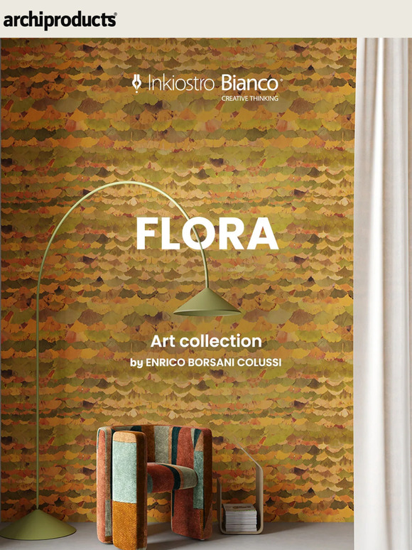 Archiproducts: Inkiostro Bianco, Flora wall paper: transform walls into ...