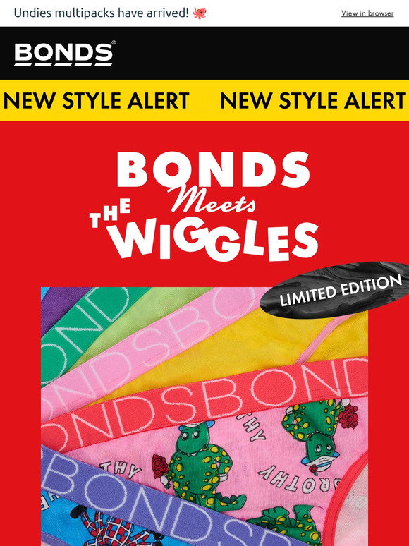 Bonds: More: Bonds x The Wiggles 🍎🍍🍇🍊 | Milled