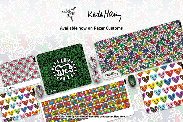 Razer: Just Dropped: Razer Customs Keith Haring Collection | Milled