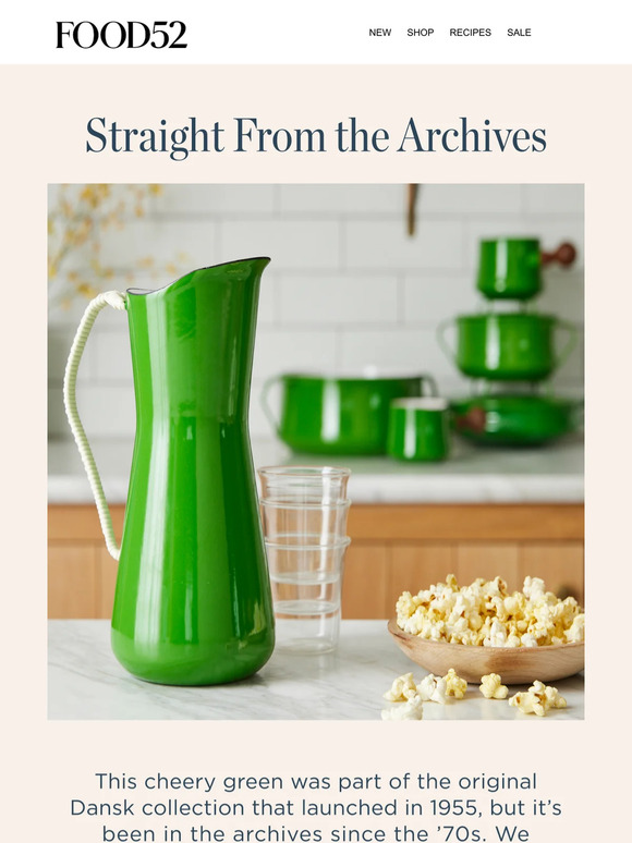 Food52 Email Newsletters: Shop Sales, Discounts, and Coupon Codes