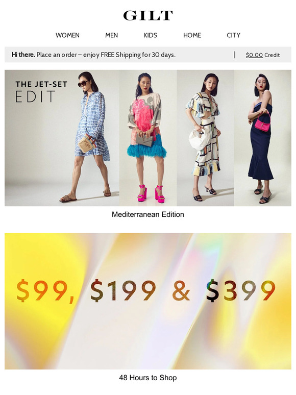 Gilt: The Jet-Set Edit → What to Pack for a Mediterranean Vacay | Milled