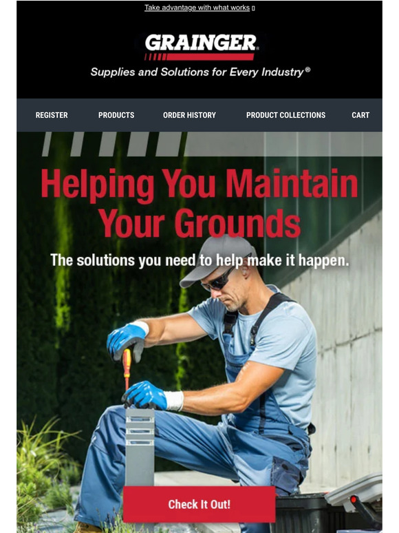 Grainger Email Newsletters: Shop Sales, Discounts, and Coupon Codes
