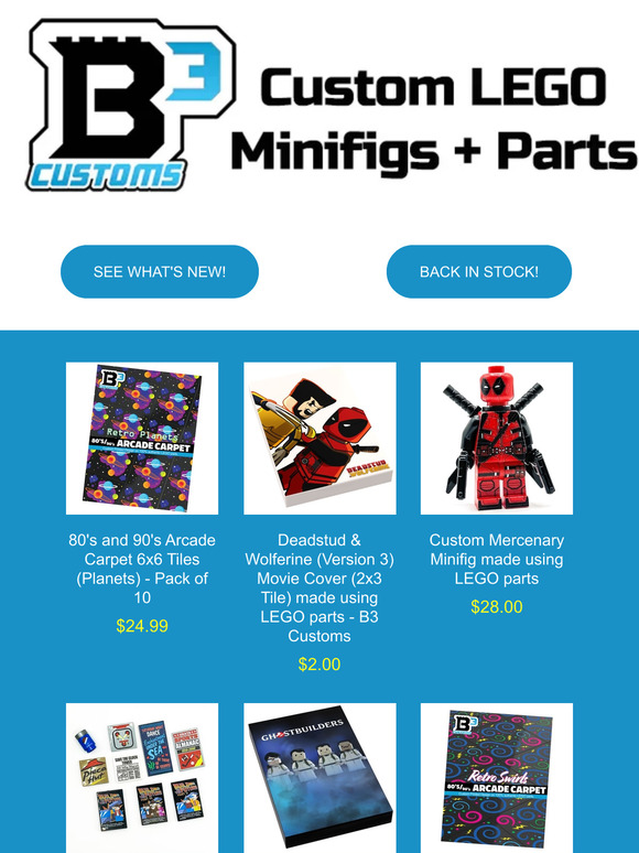 Build Better Bricks: TONS of New and Restocked Custom LEGO parts, kits ...