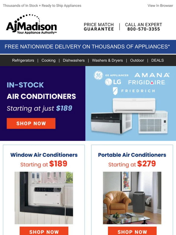 AJ Madison: Beat the Heat ☀️ with Unbeatable AC Deals and Exclusive ...