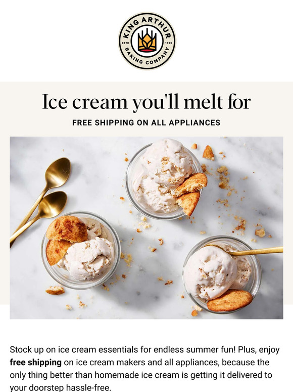 King Arthur Baking Company: Time to Scream for Homemade Ice Cream! | Milled