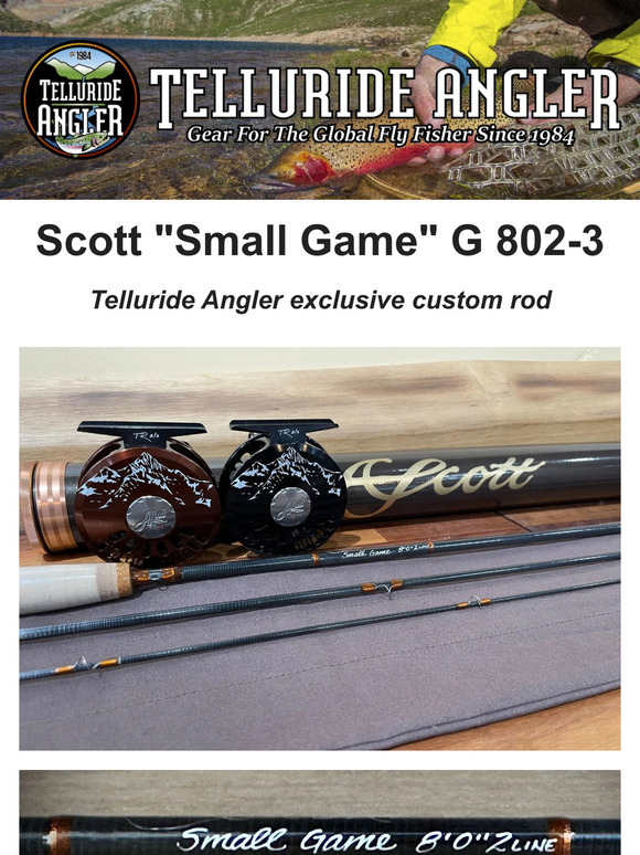 Telluride Outside: Creek season: Scott G 802-3 "Small Game" custom rod and Abel TR 2/3 reel | Milled