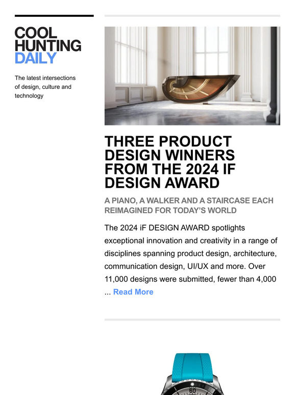 Cool Hunting People: Three product design winners from the 2024 iF ...