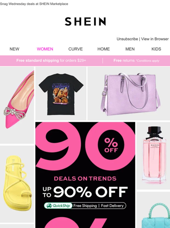SHEIN Email Newsletters: Shop Sales, Discounts, and Coupon Codes