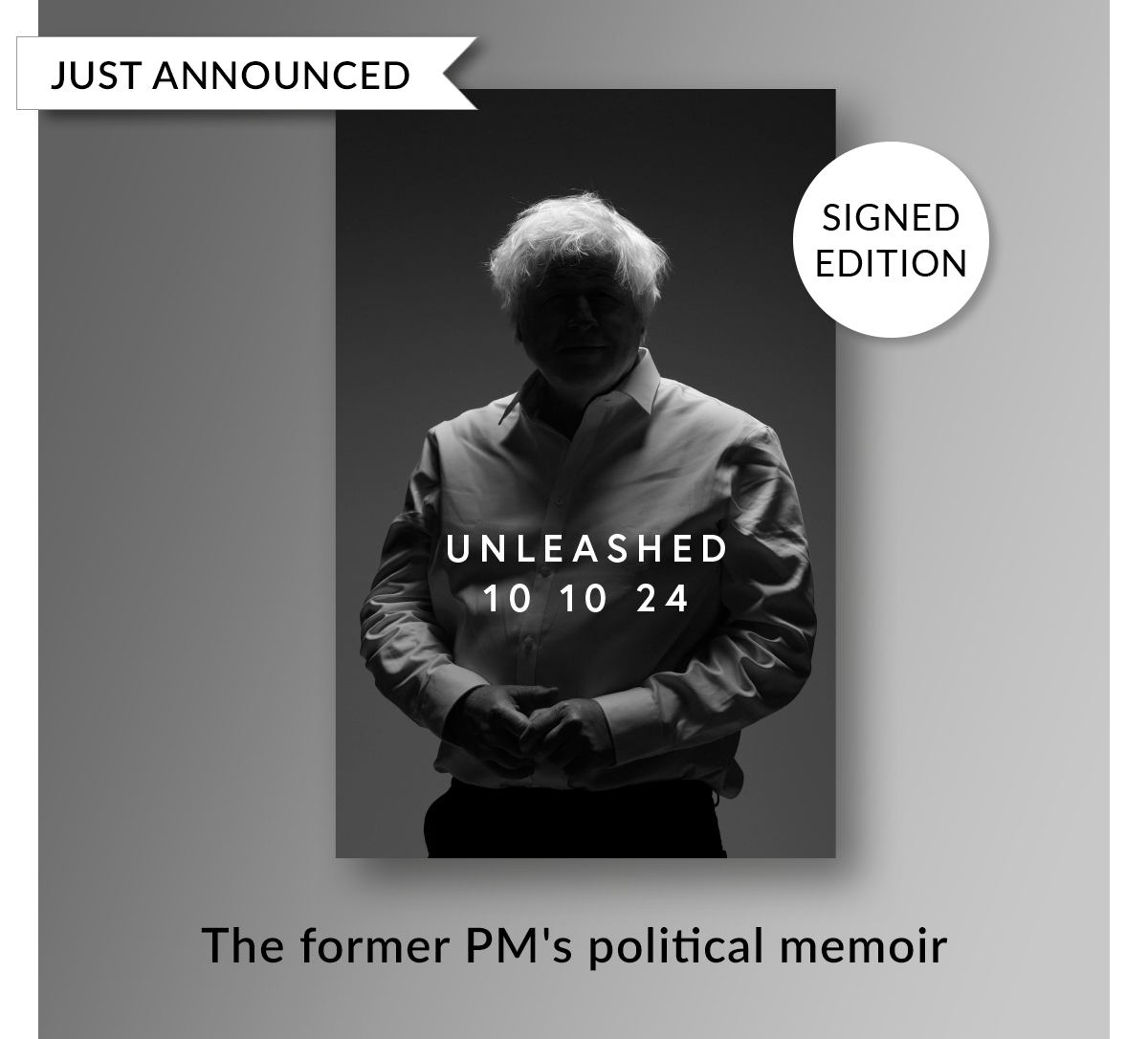 Waterstones: Signed Boris Johnson Memoirs | JUST ANNOUNCED | Milled