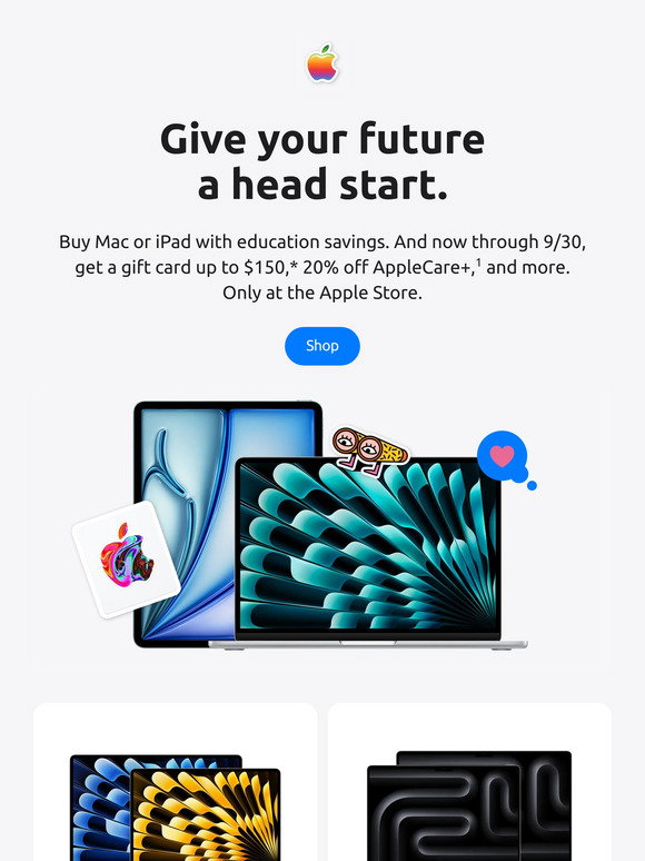 Apple: 💻 Our college student offer is here. | Milled