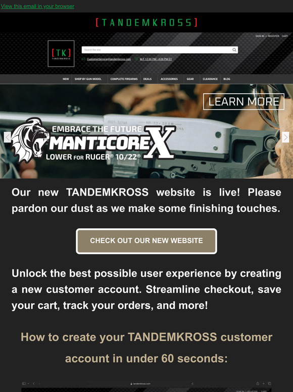 TANDEMKROSS: Our New Website is LIVE! 🆕 | Milled