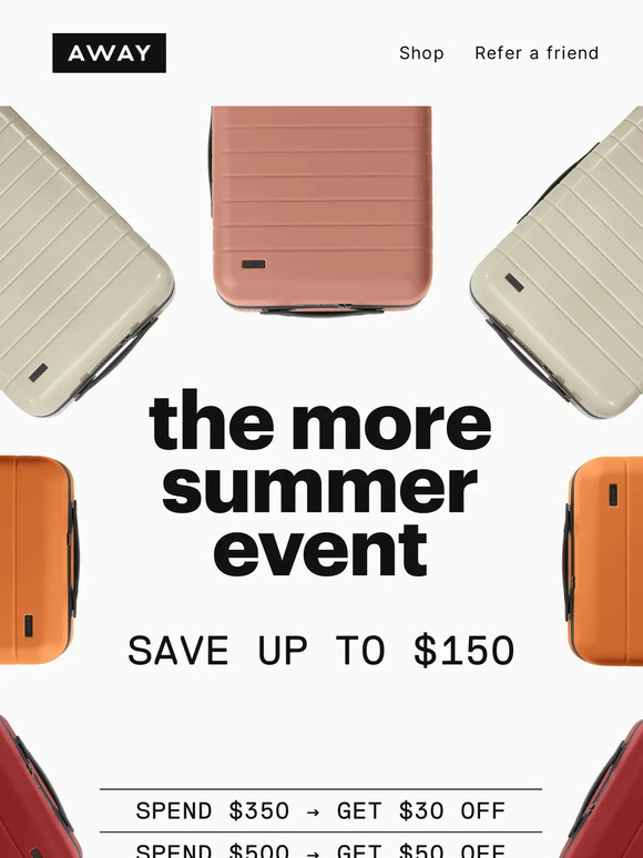 Away Email Newsletters: Shop Sales, Discounts, and Coupon Codes