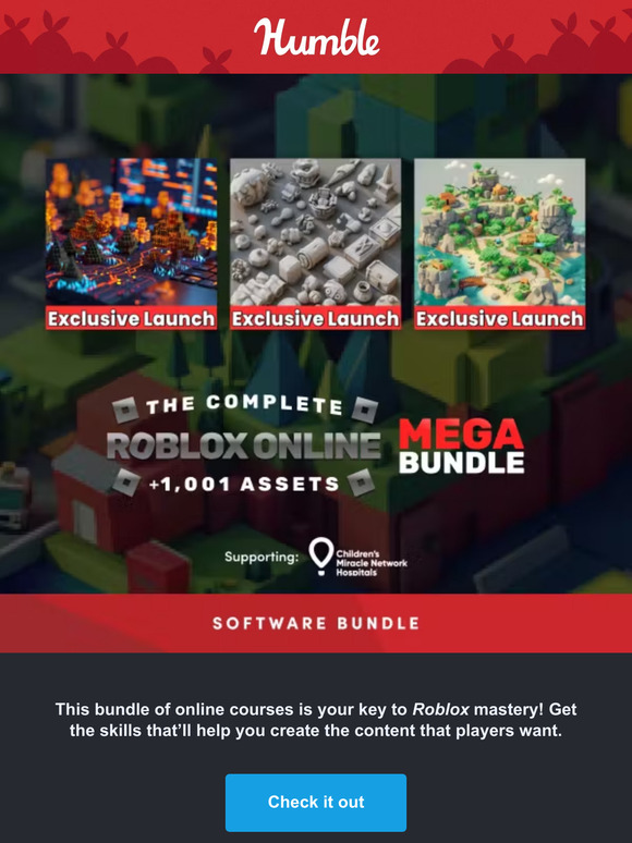 Humble Bundle: Roblox Creator College: Class is in session! 🎓 | Milled