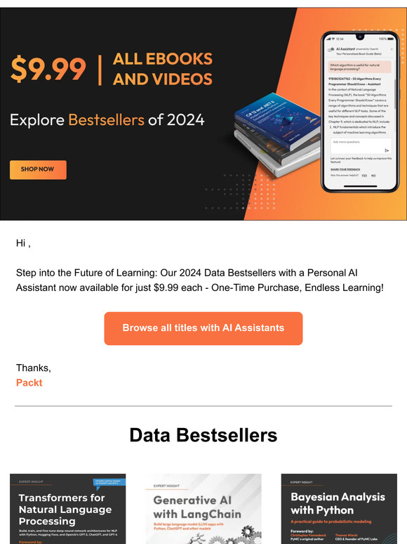 Packt US: Explore the Future of Data: Top Picks from 2024 | Milled