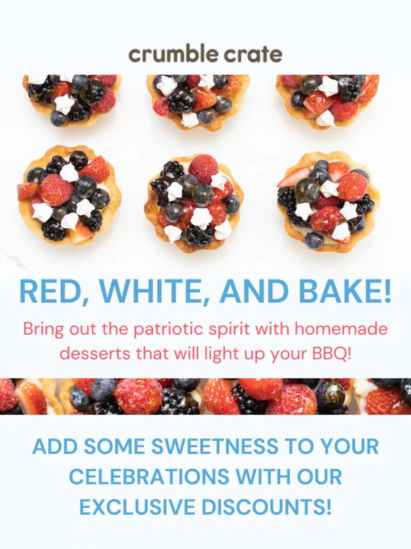 Crumble Crate: 🎆 Red, White, and Bake! Your Guide to a Flavorful Fourth ...