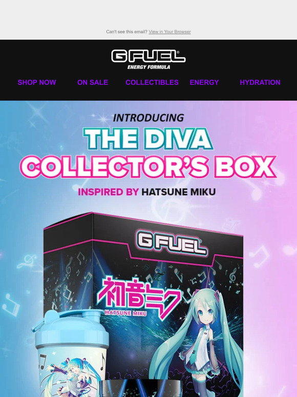 G FUEL: Dive into the World of Hatsune Miku 💫 | Milled