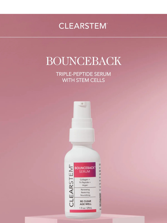 CLEARSTEM Skincare: Discover why we call it the "No Botox Serum"! 😉 ...