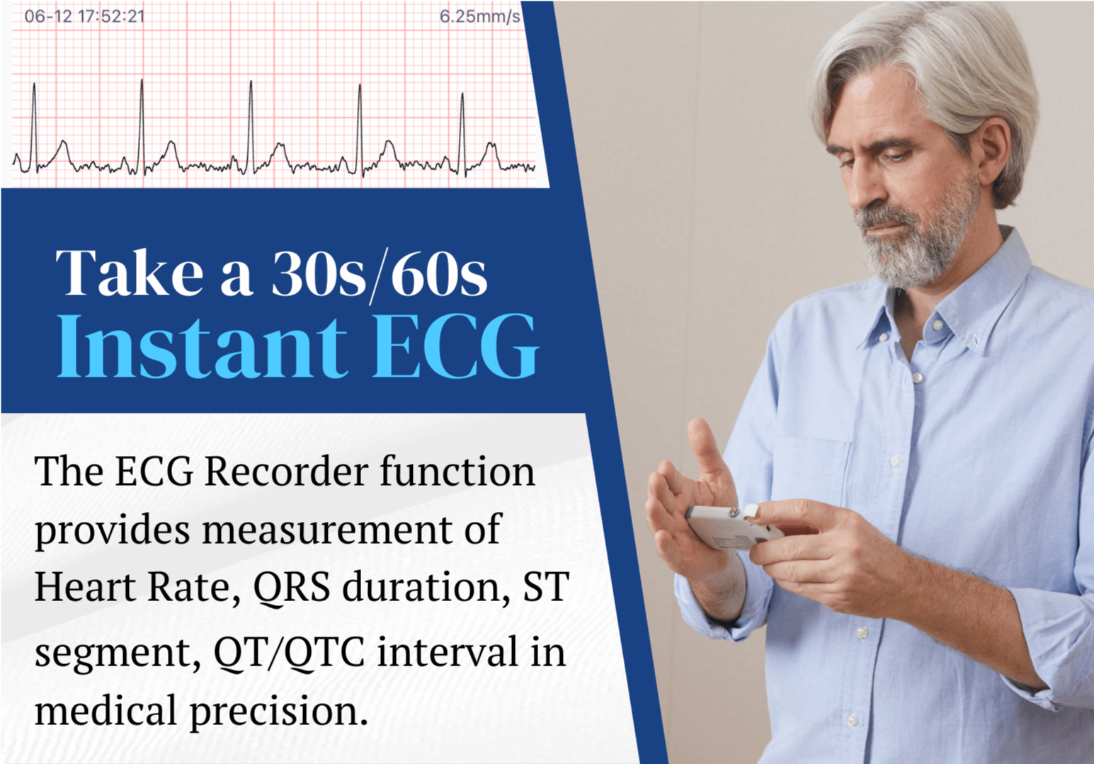Wellue: 50% off Home ECG 🧡AI-ECG Analysis Identifies ECG Events | Milled