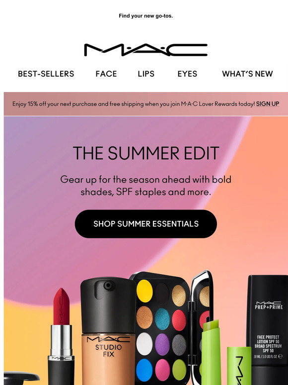 M·A·C: Summer looks incoming! ☀️ | Milled