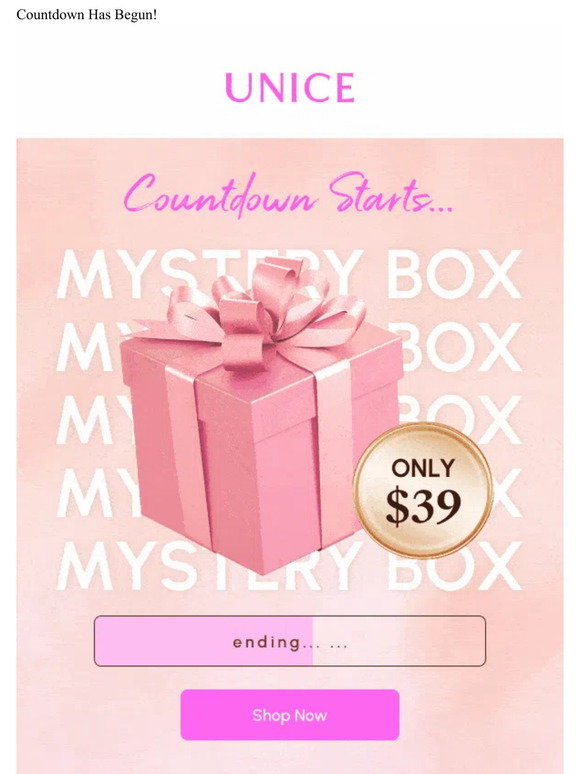 Unice: Registration Reward: $39 Surprise Wig Box | Milled