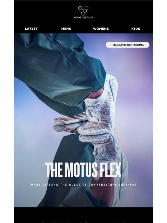 Vivobarefoot: The all-new Motus Flex | Milled