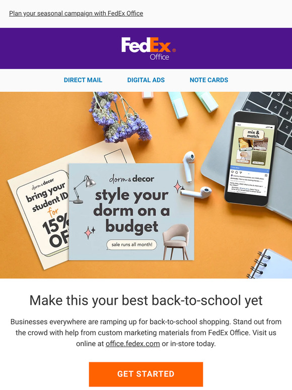 FedEx: The marketing materials you need for back-to-school | Milled