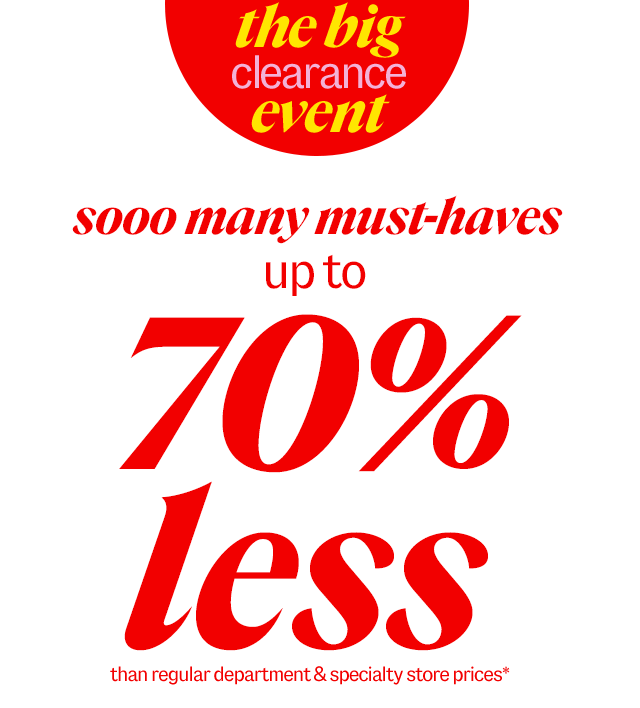 Marshalls: major CLEARANCE finds (!) up to 70% less* | Milled