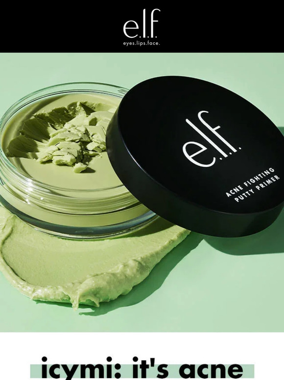 Elf Cosmetics: Celebrate Acne Awareness Month with clear-as-e.l.f. skin ...