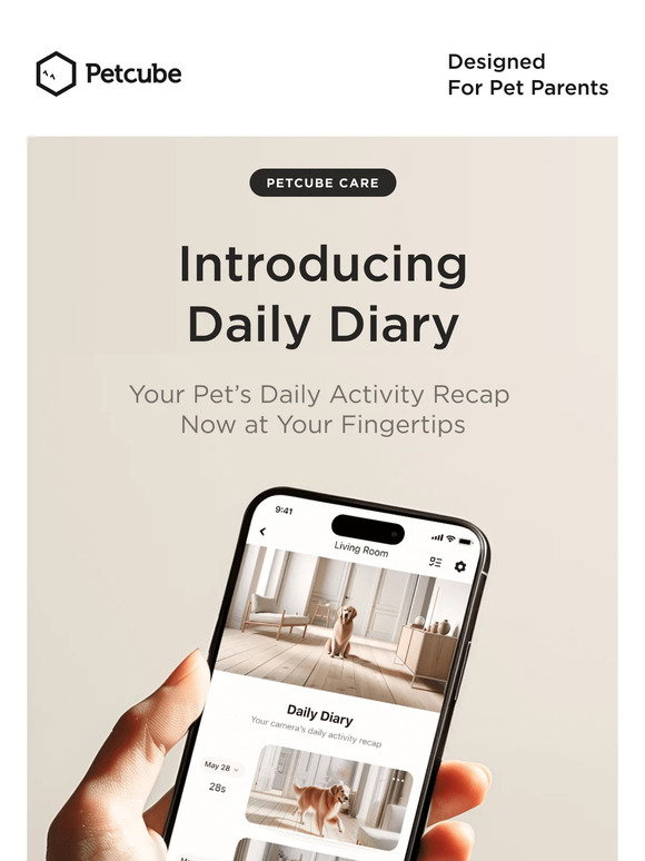 Petcube: [CARE UPDATE] Meet Daily Diary: Capture Your Pet’s Best ...