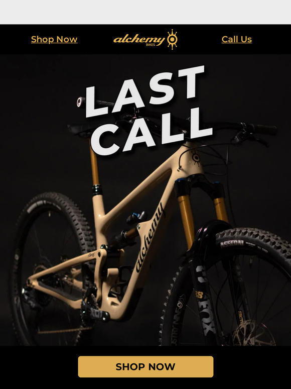 Alchemy Bicycles: Stock Is Running Out! Save $2500 on Clearance Bikes ...