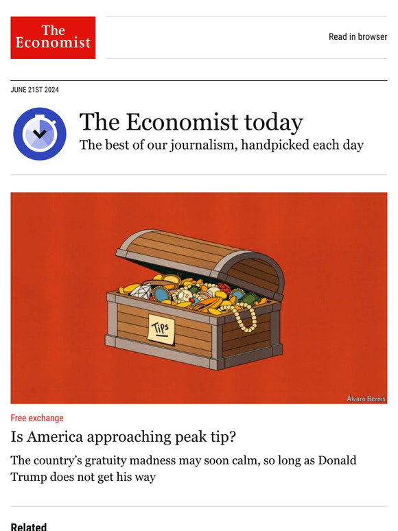 The Economist: Has tipping in America reached its peak? | Milled