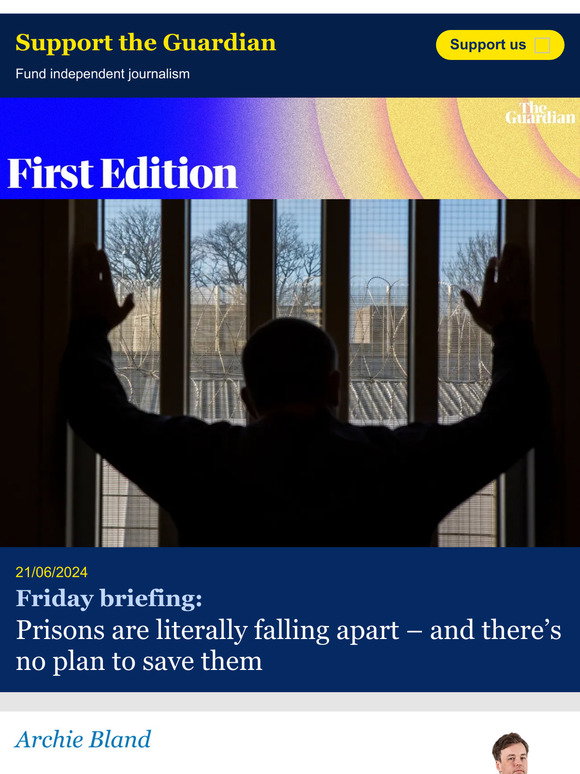 The Guardian: Prison breaks | First Edition from the Guardian | Milled