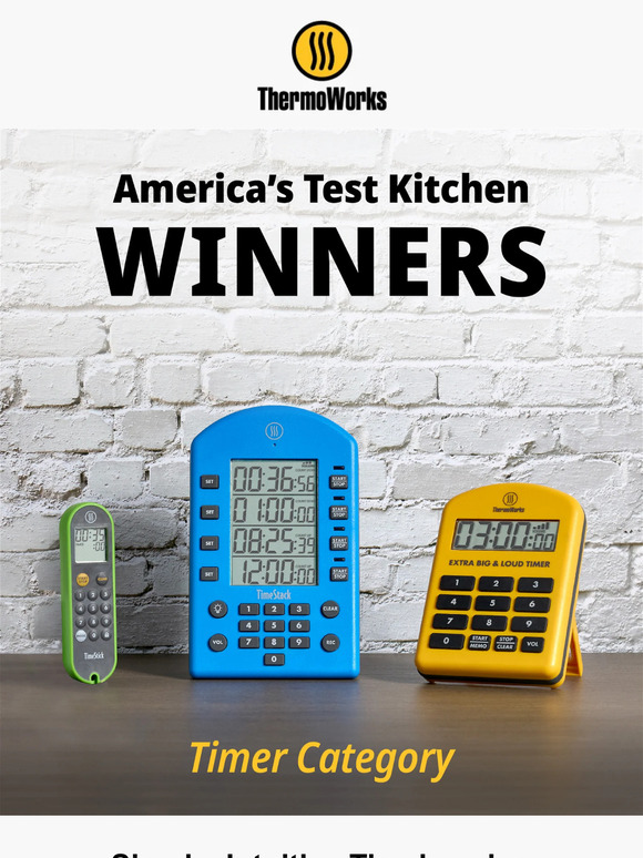 ThermoWorks: Simple, Intuitive, Award-Winning Timers | Milled